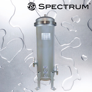 SFH-SPC-12-40-4F-GP-ML : SPECTRUM INOX 12 X 40" Filter Housing 4" DN100 ...