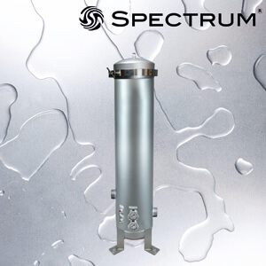 SFH-SPC-5-30-2-GP-ML : SPECTRUM INOX 5 X 30 Filter Housing 2 with Gauge ...